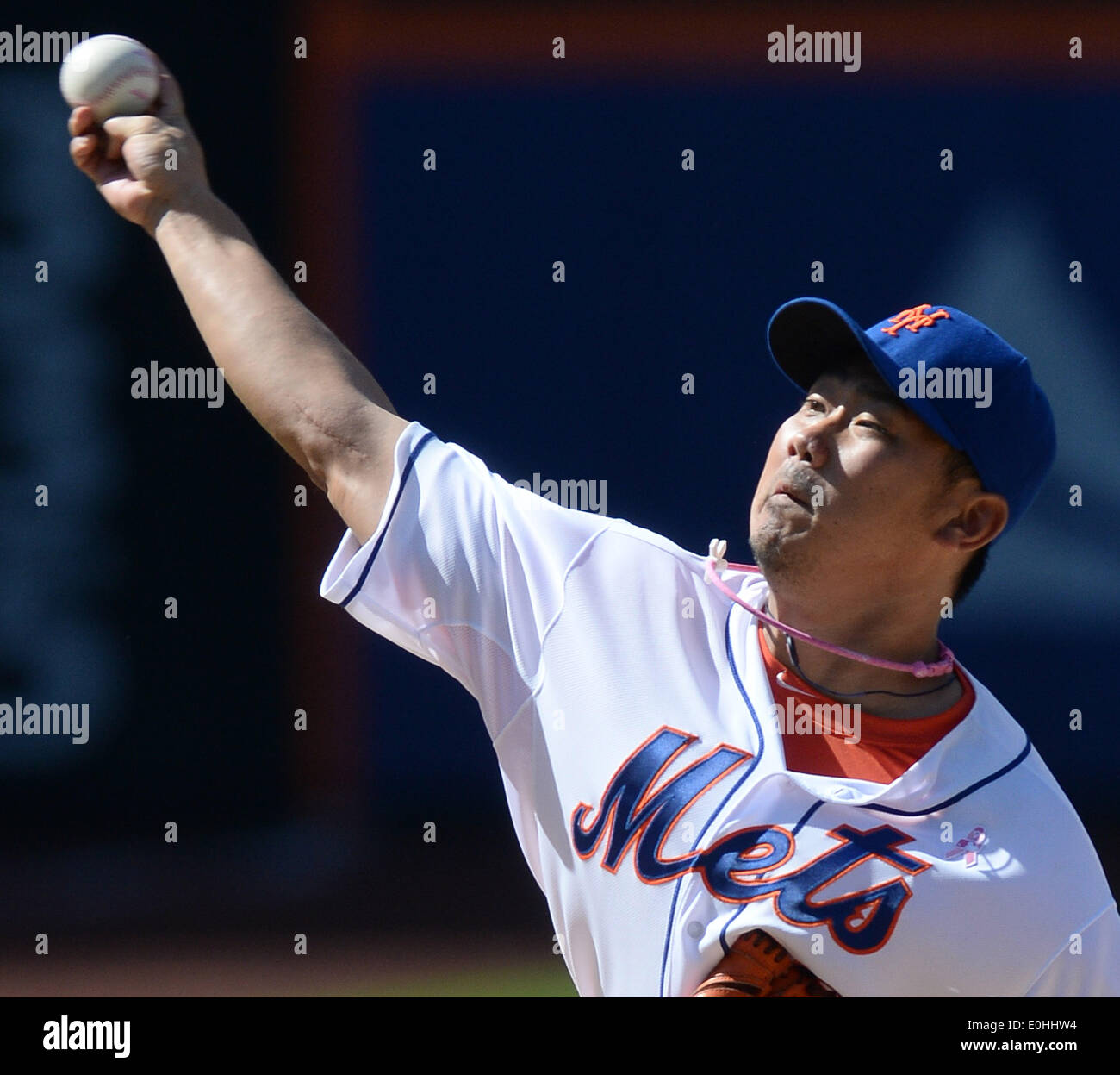 Flushing, NY, USA. 11th May, 2014. Daisuke Matsuzaka (Mets) MLB ...