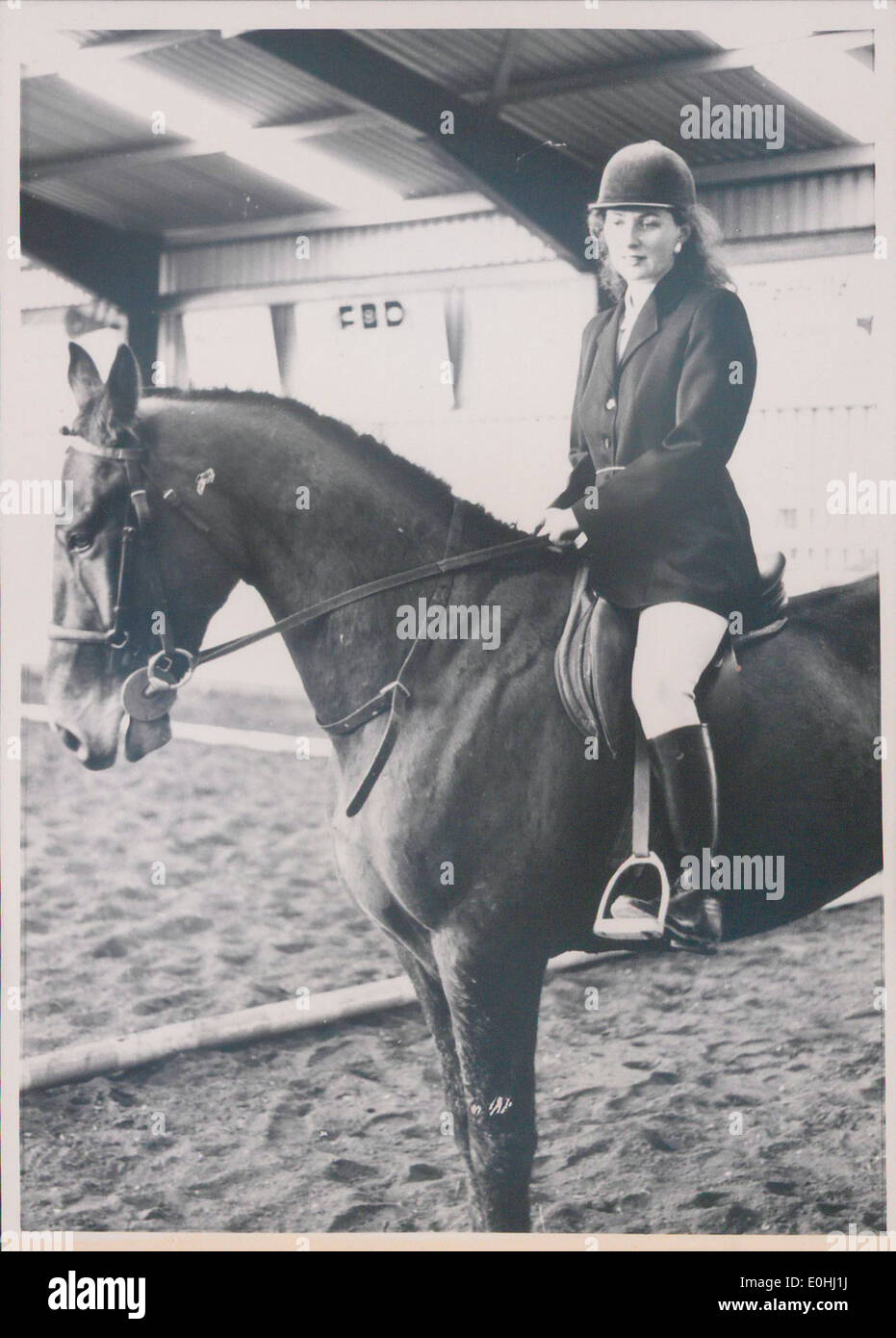 Old show jumping hi-res stock photography and images - Alamy