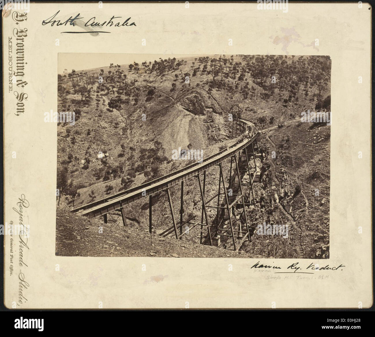 The Nairne Railway Viaduct in South Australia is a significant railway ...