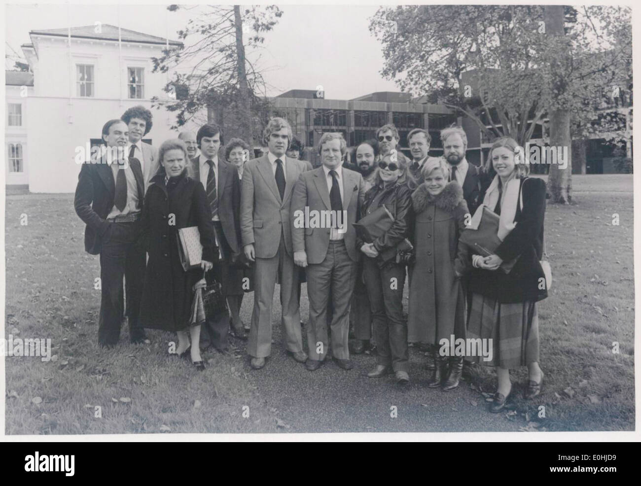 French journalists visit NIHE Limerick 1979 Stock Photo - Alamy
