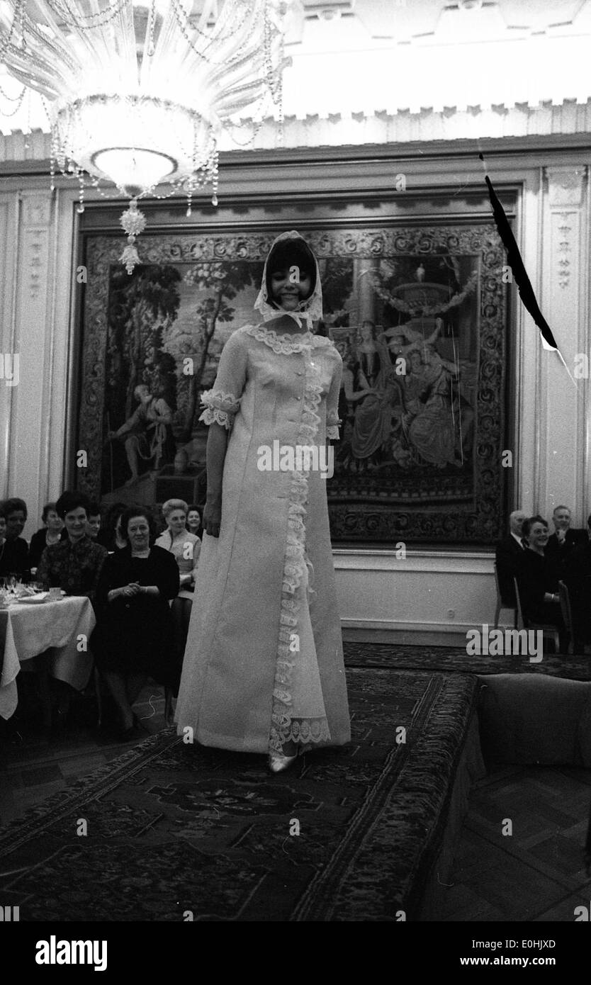 A photograph of a mannequin fashion show held at the Grand Hotel ...