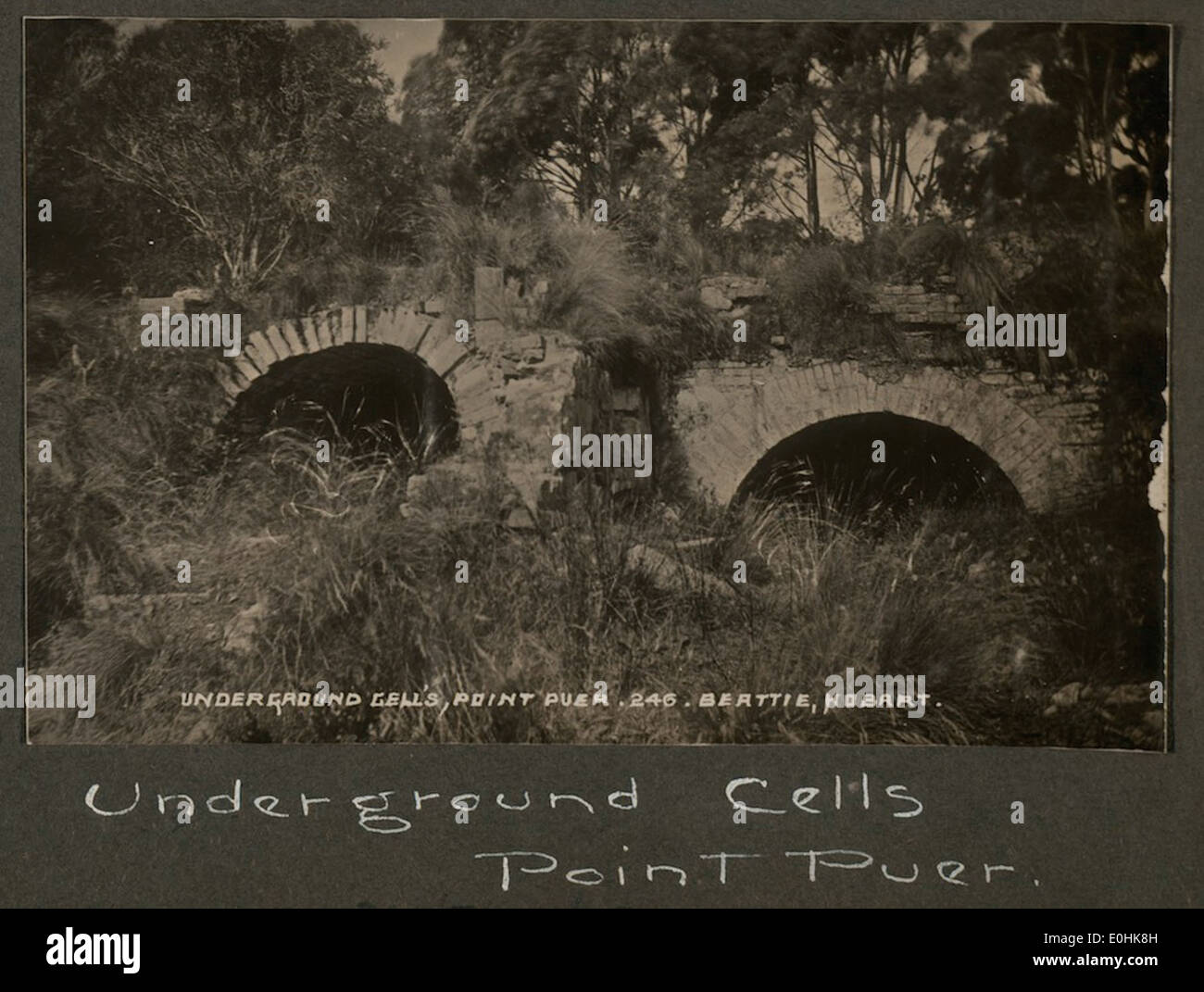 Underground cell's, Point Puer [Tasmania] Stock Photo - Alamy