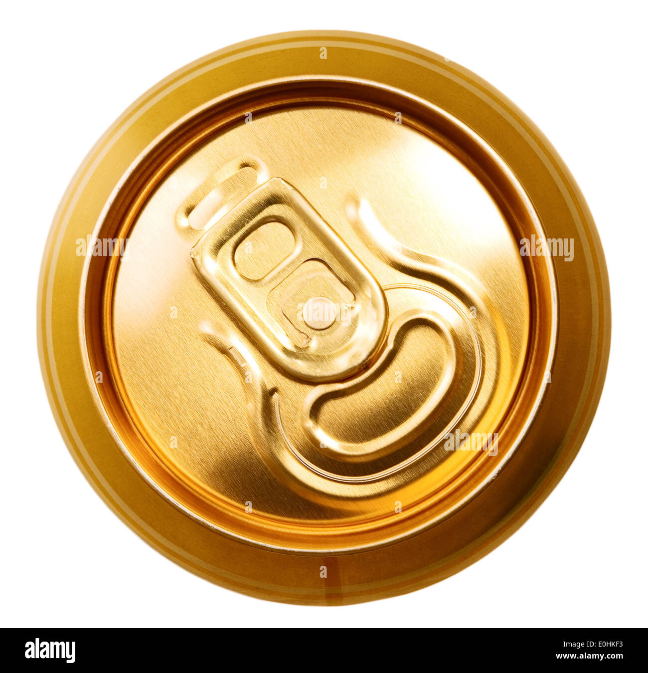 Metal beer can, unopened, alcohol and drink theme Stock Photo - Alamy