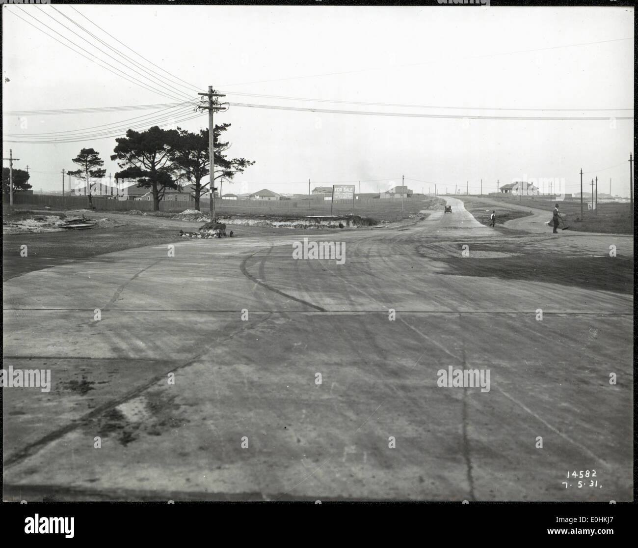Early 20th century american roadway engineering hi-res stock ...