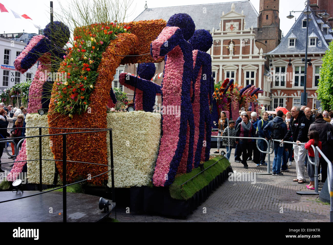 Tulip float Haarlem Holland Stock Photo - Alamy