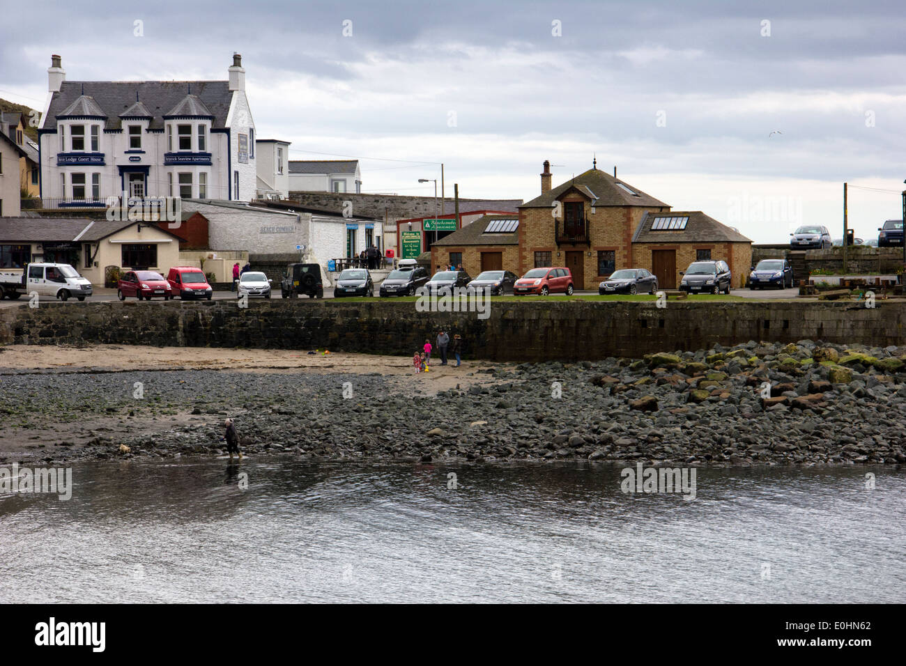 Portpatrick Harbour Seafront Stock Photo - Alamy