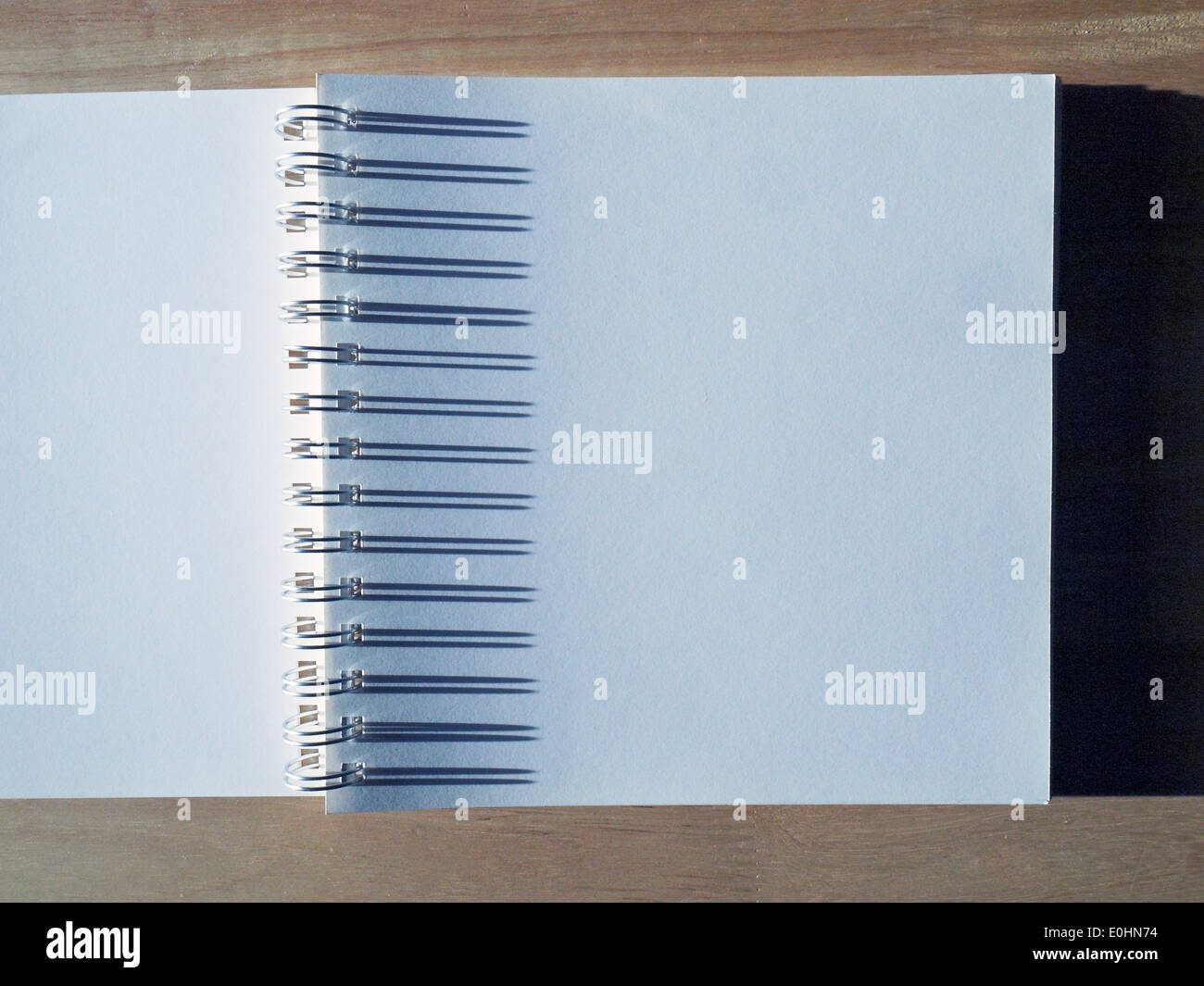 Blank reporters notebook Stock Photo - Alamy