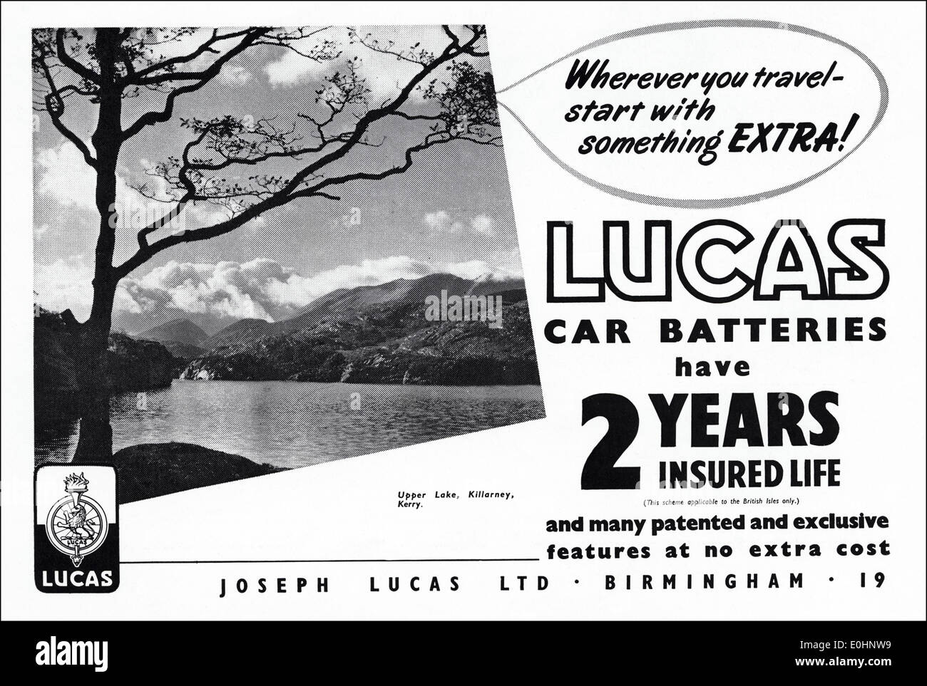 1950s british car advert hi-res stock photography and images - Alamy