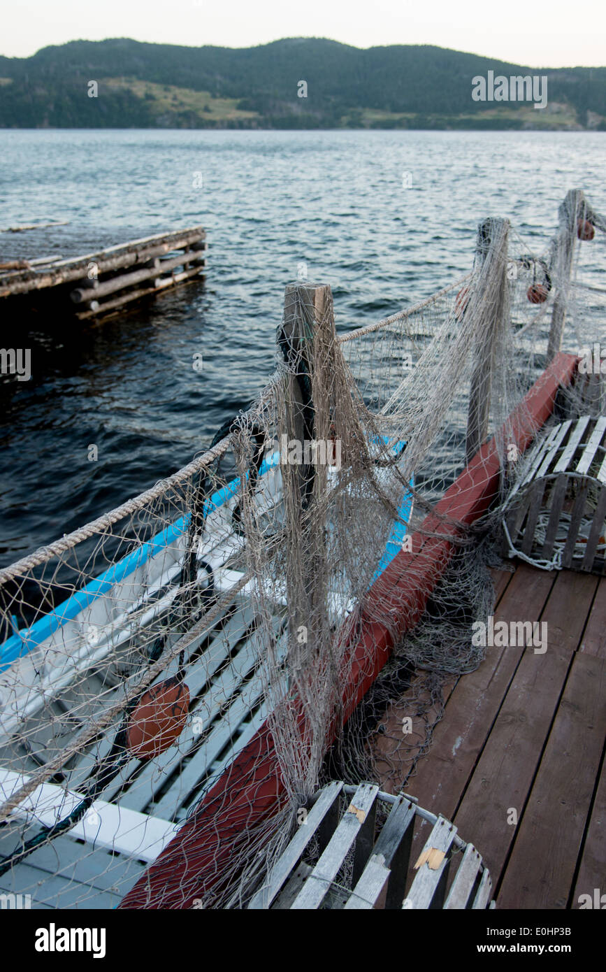 Fishing wharf, Trinity, Bonavista Peninsula, Newfoundland And Labrador ...
