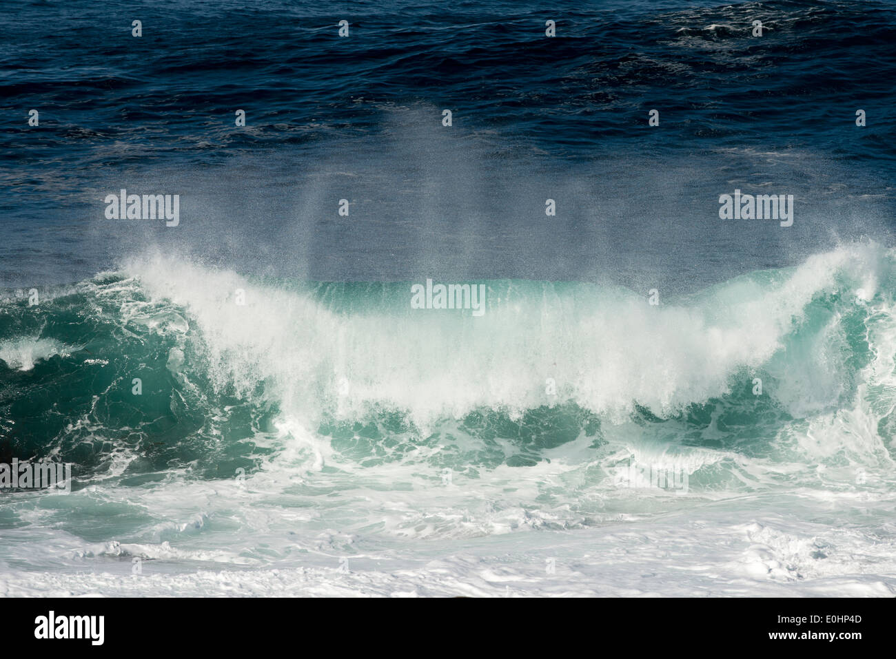 Waves breaking on the beach, Cape Spear, St. John's, Newfoundland And ...