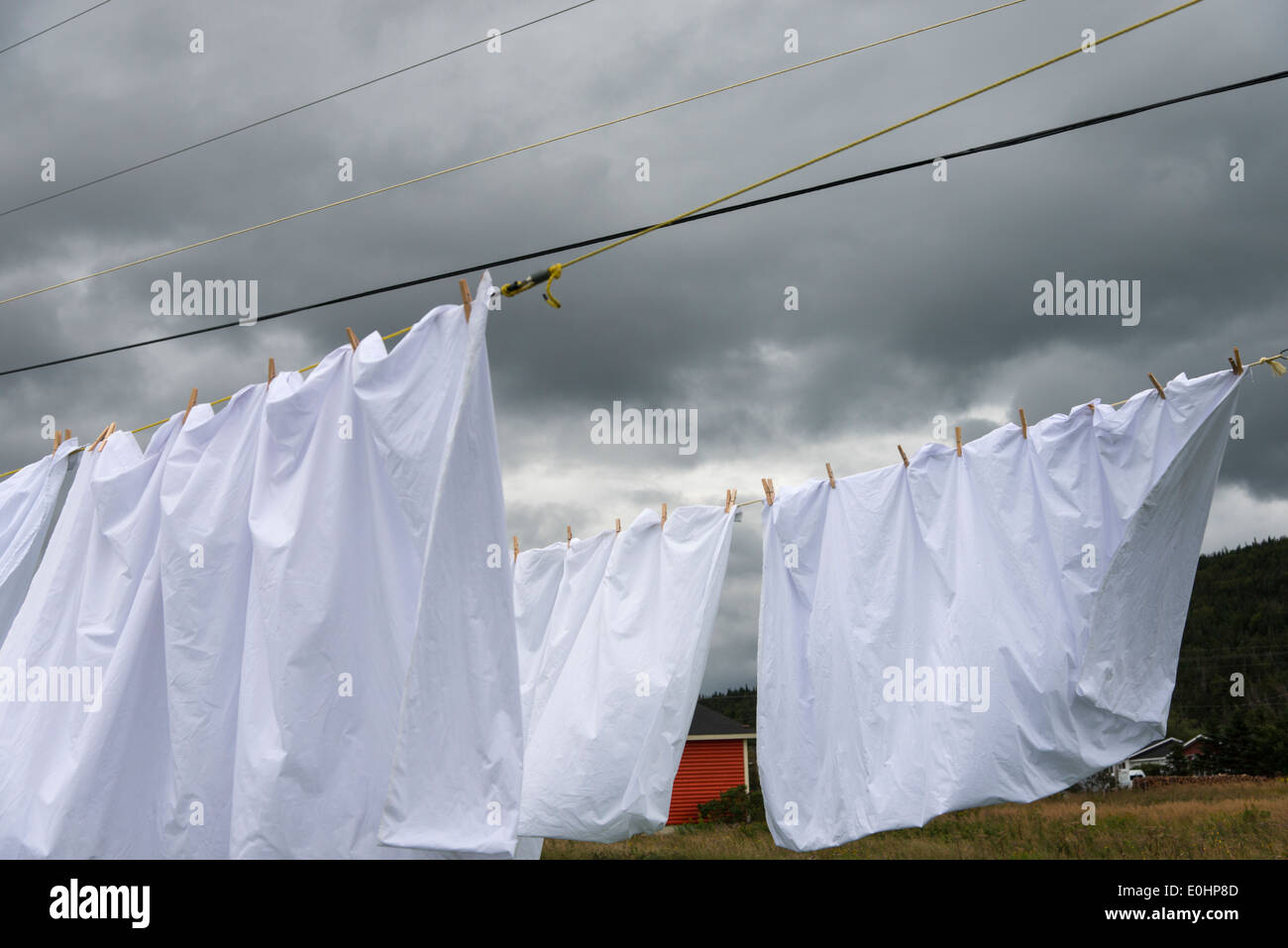 Clothesline newfoundland hi-res stock photography and images - Alamy