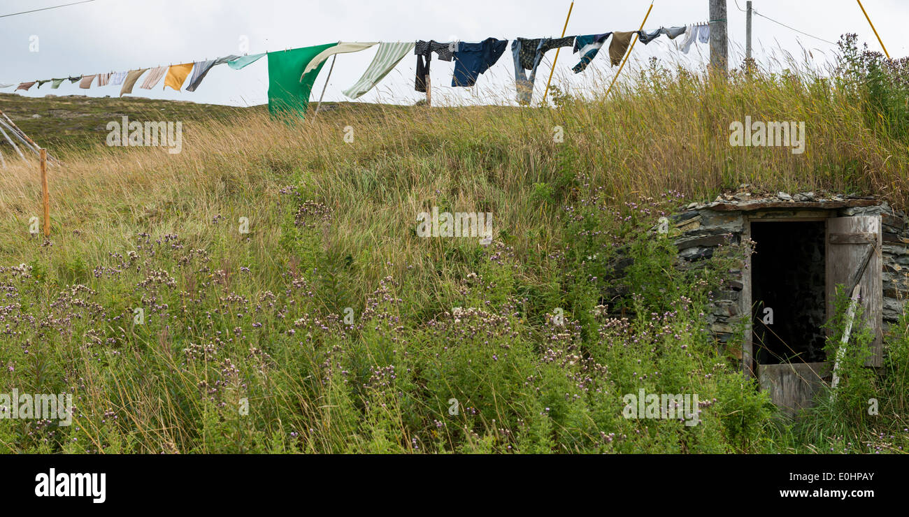 Clothesline newfoundland hi-res stock photography and images - Alamy