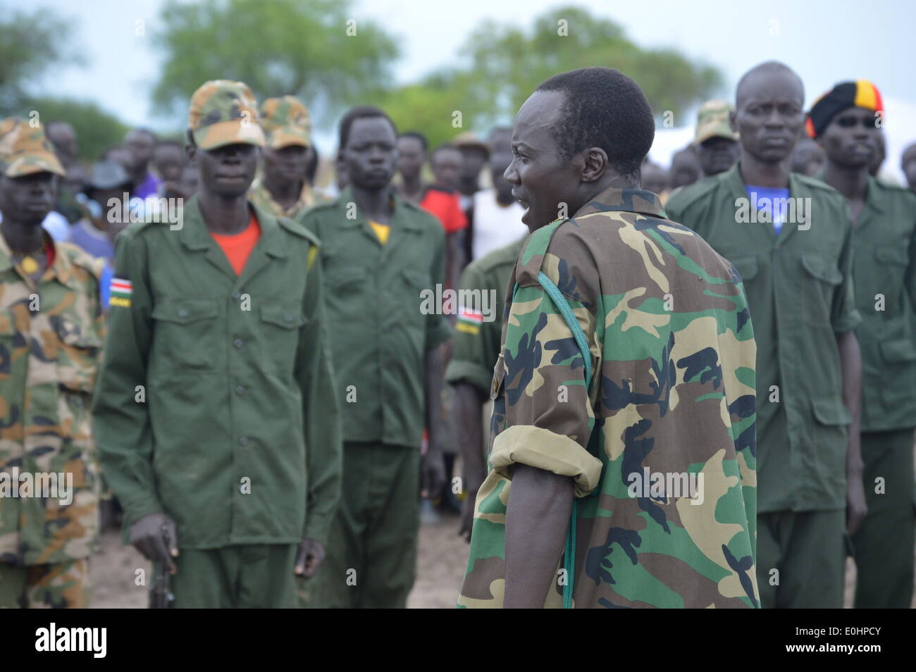 Gumuruk, Jonglei, South Sudan. 13th May, 2014. South Sudan Democratic ...
