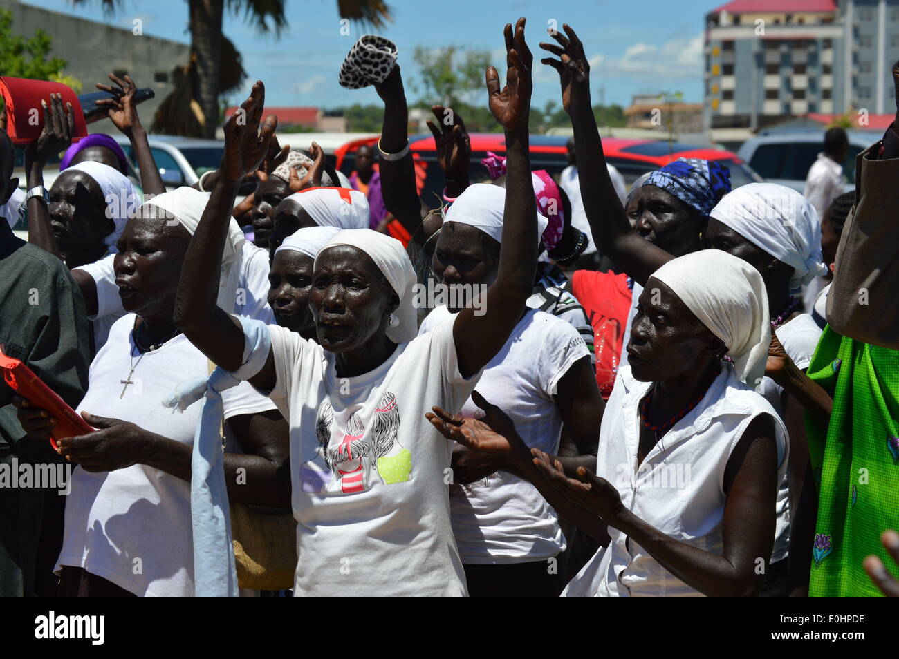 Juba, Jonglei, South Sudan. 13th May, 2014. Murle tribes people ...