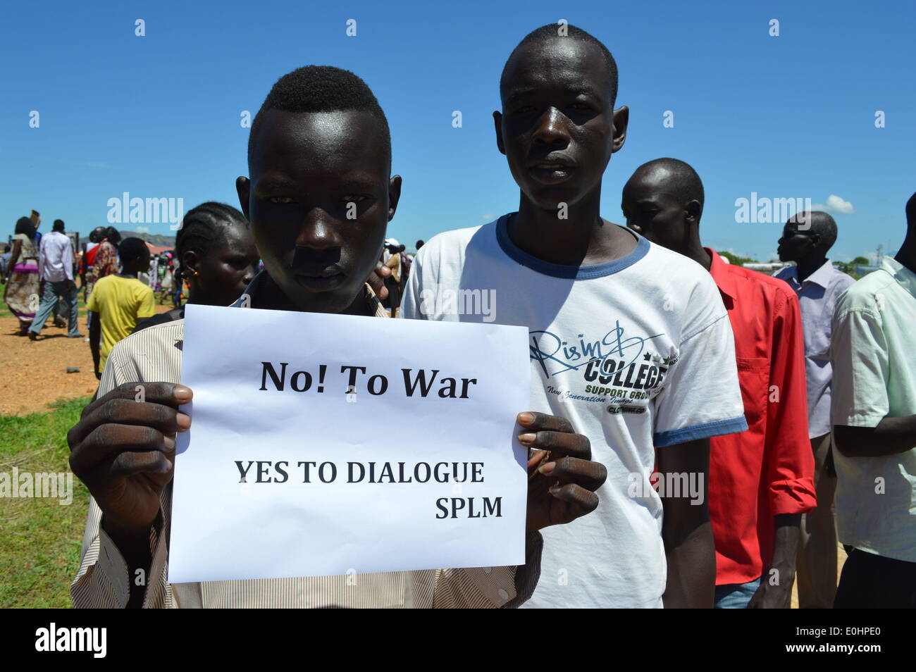 Juba, Jonglei, South Sudan. 13th May, 2014. Murle tribes people Stock ...