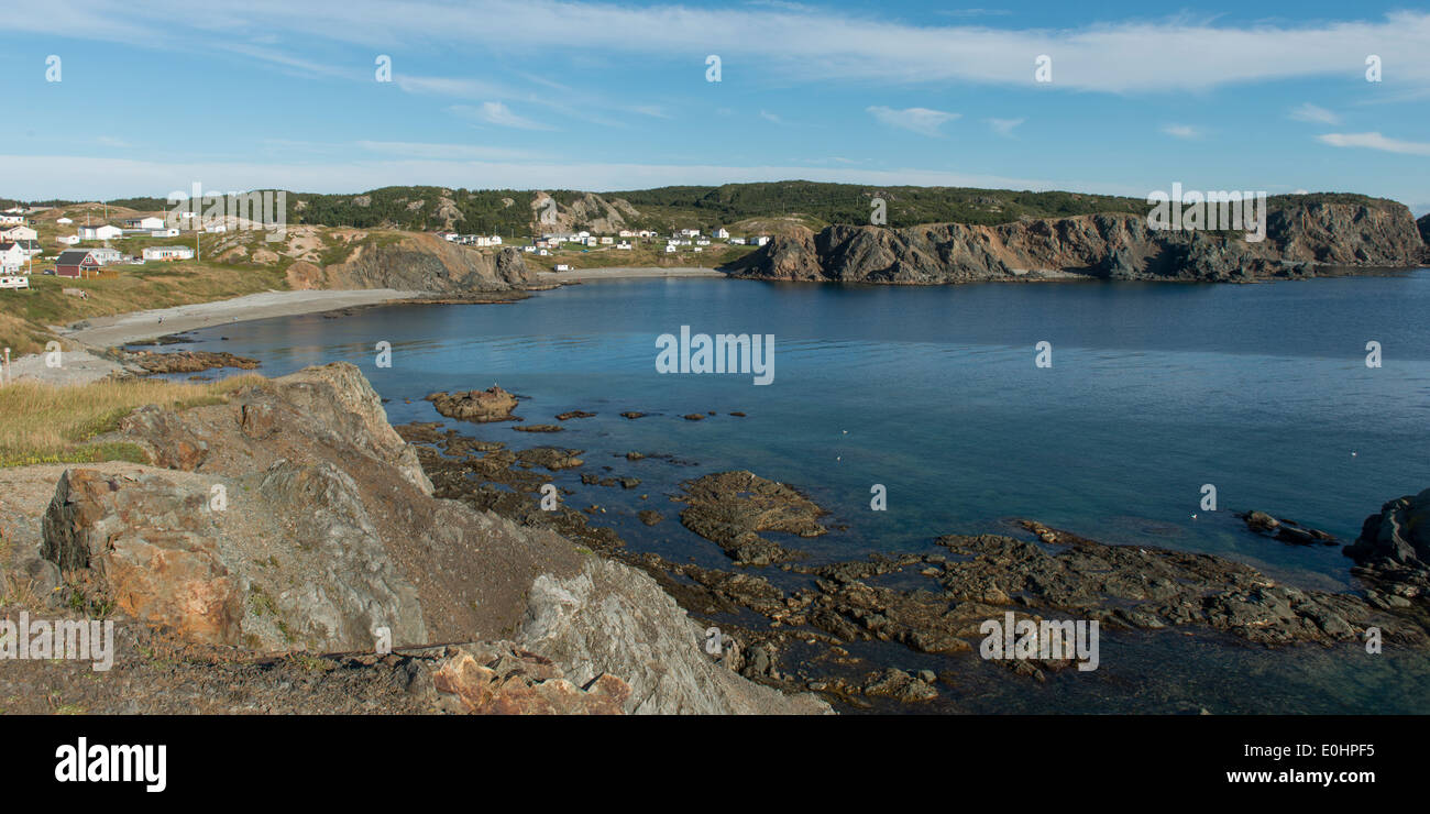 Town along the coast, Twillingate, North Twillingate Island ...