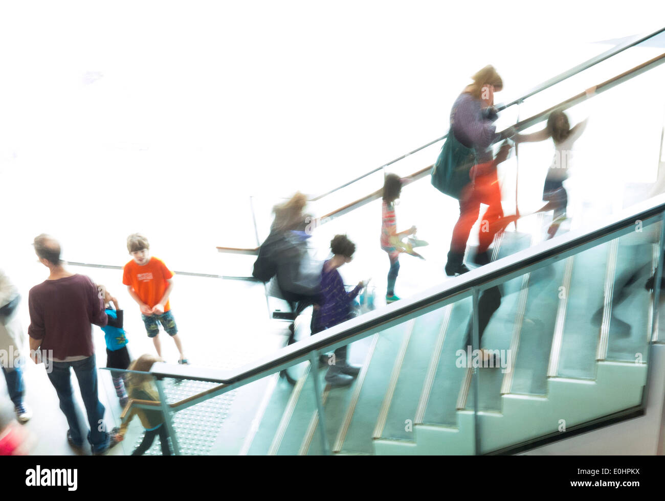 Children running indoors hi-res stock photography and images - Alamy