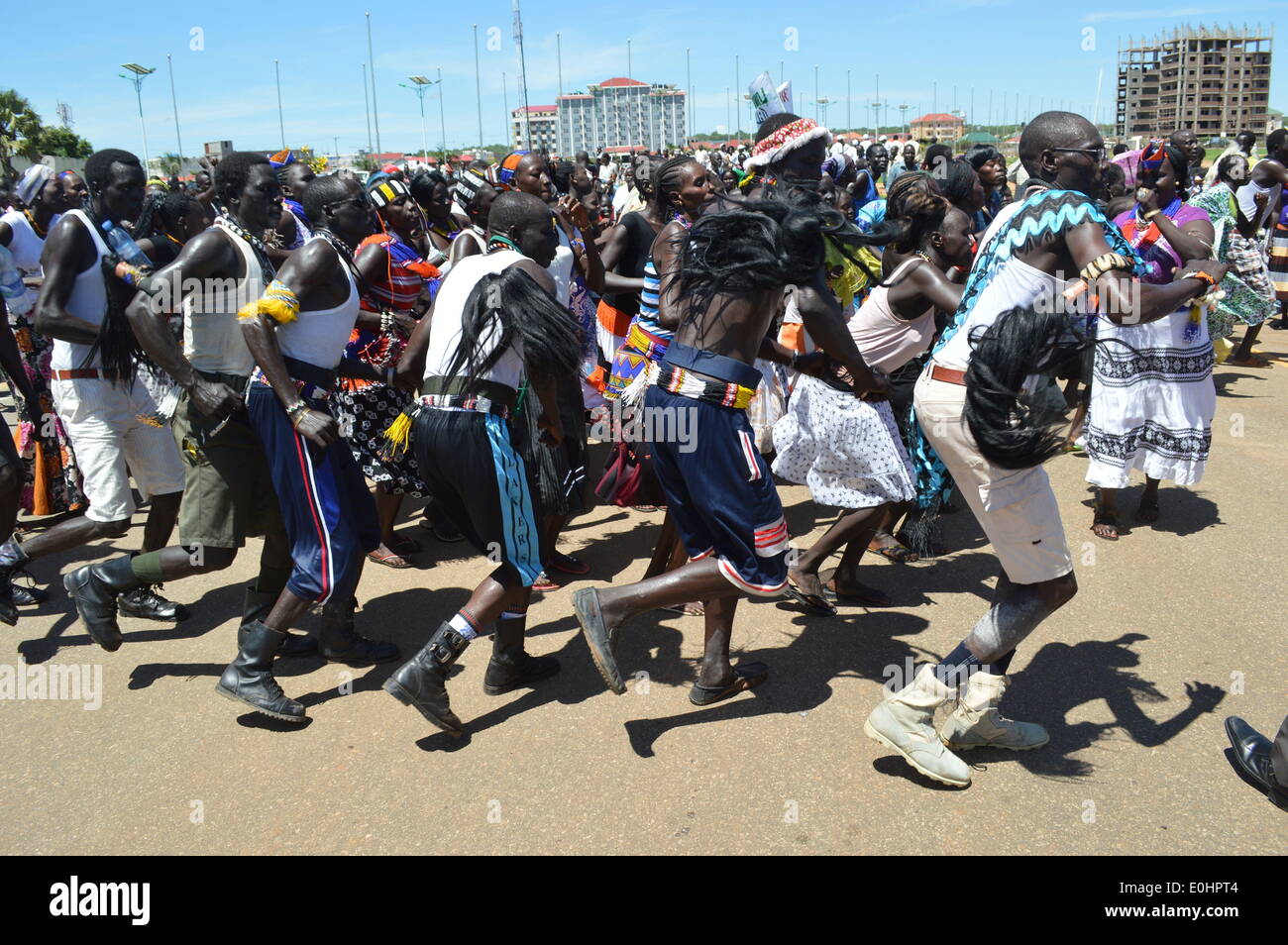Juba, Jonglei, South Sudan. 13th May, 2014. Murle tribes people ...