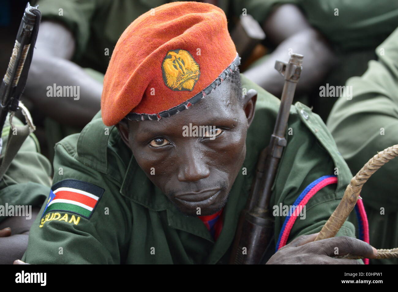 Gumuruk, Jonglei, South Sudan. 13th May, 2014. South Sudan Democratic ...
