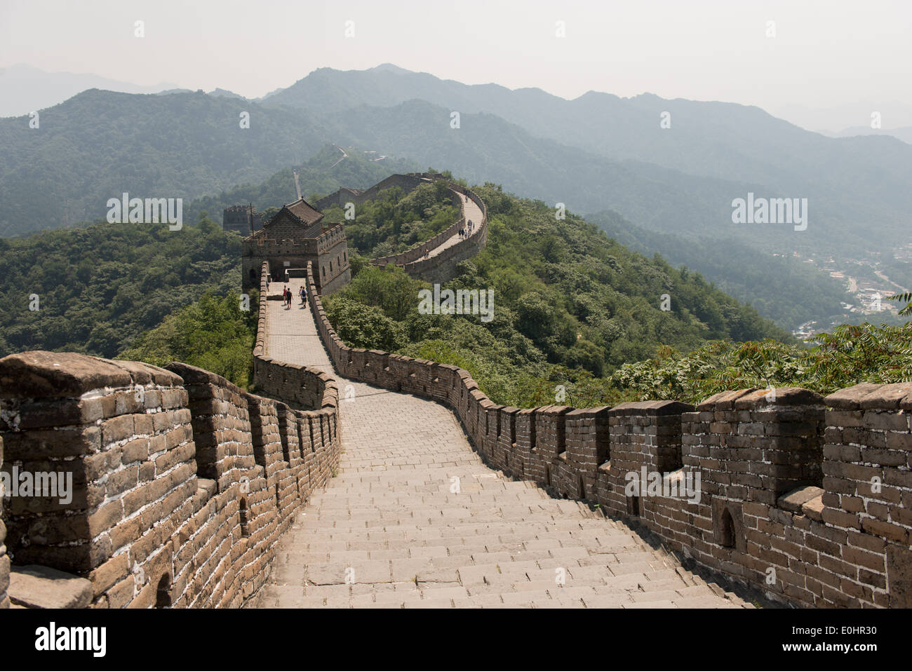 Mutianyu section of Great Wall Of China, Huairou District, Beijing ...
