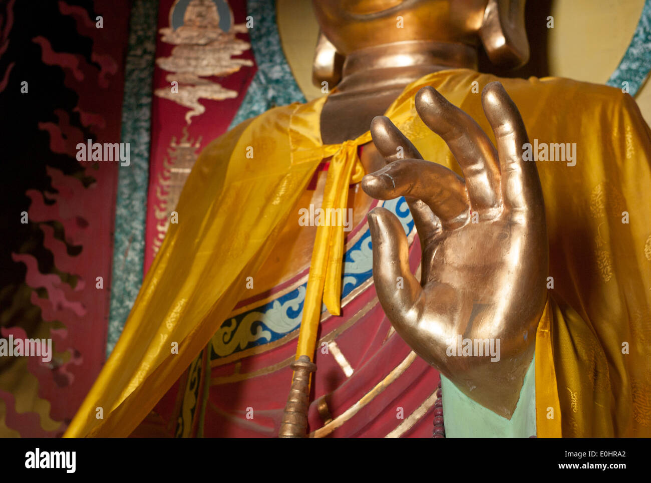 Blessing statue of Lord Buddha, China Stock Photo - Alamy