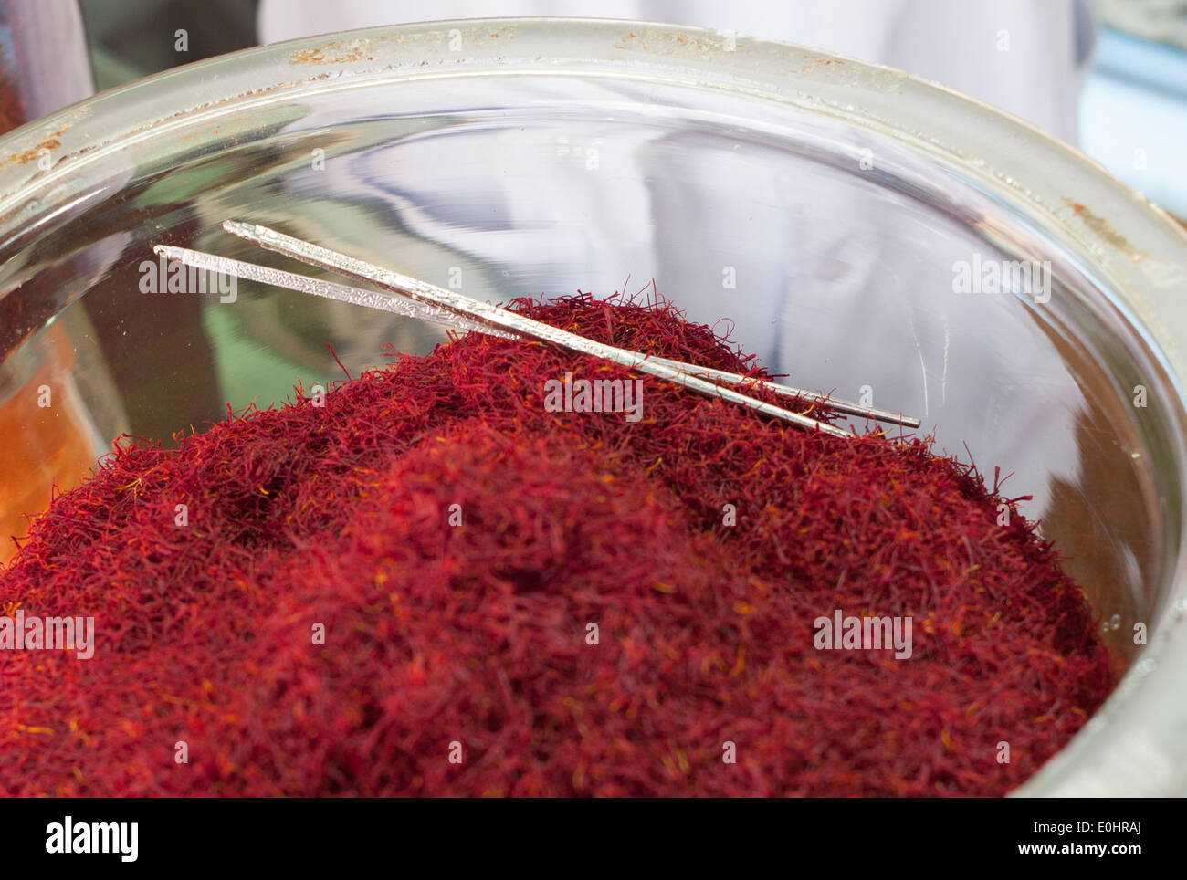 Saffron spice in container hi-res stock photography and images - Alamy