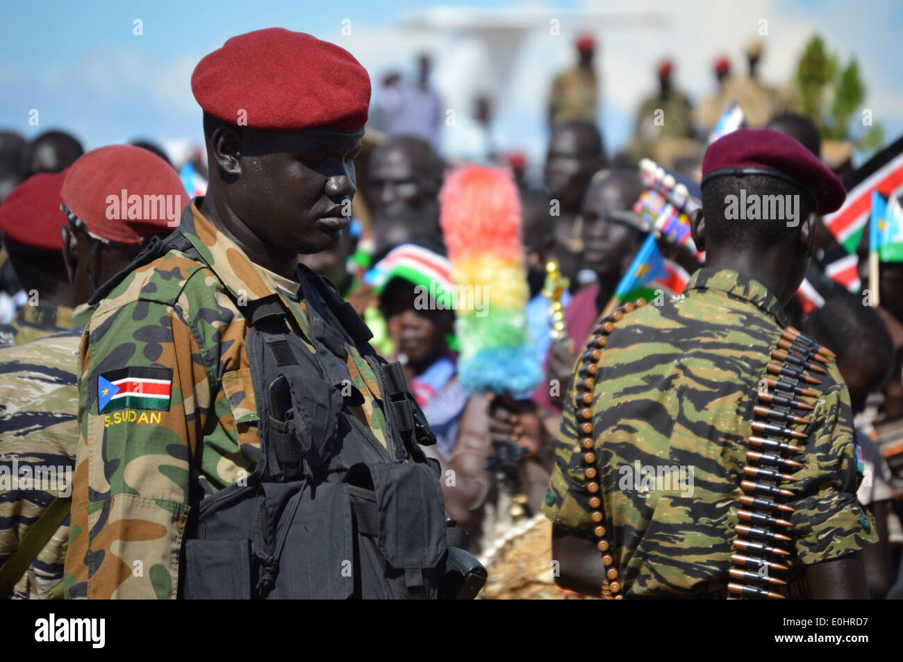 Juba, South Sudan, Africa. 11th May, 2014. The Tiger Battalion also ...