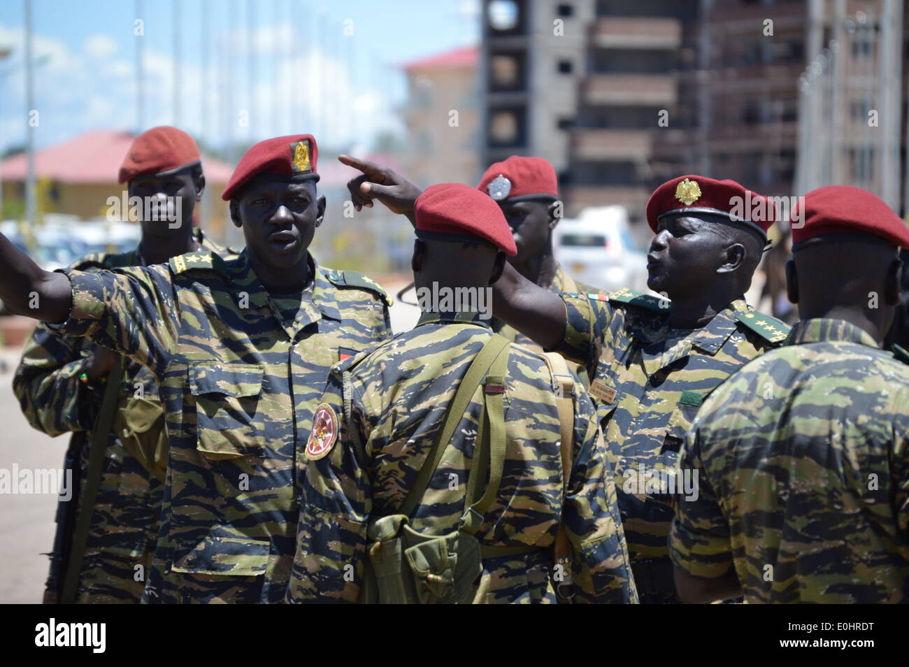 The presidential republican guards in south sudan hi-res stock ...