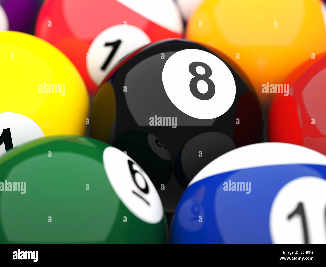Classic billiard ball hi-res stock photography and images - Alamy