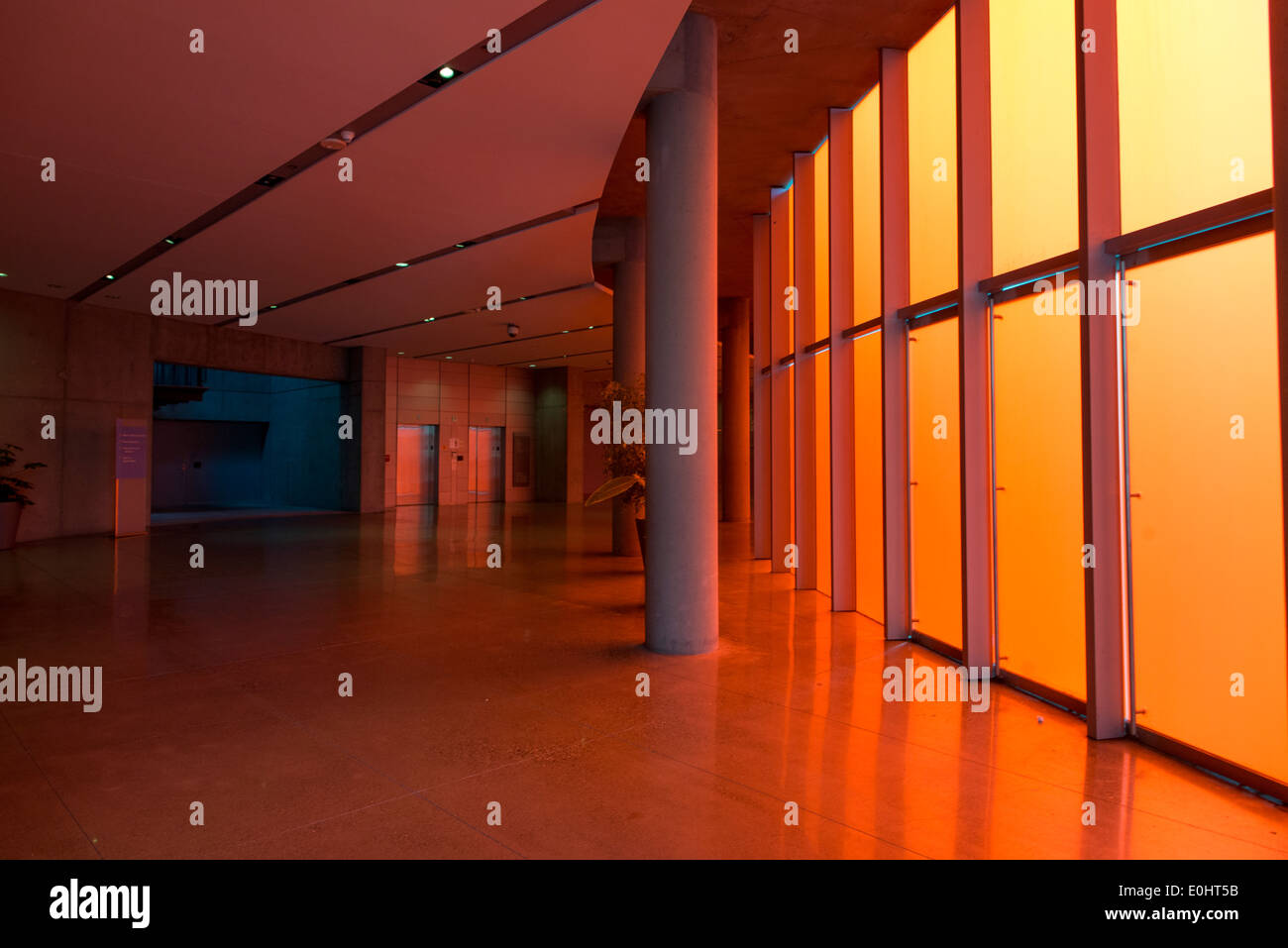 Interiors of a modern building, Seattle, Washington State, USA Stock ...