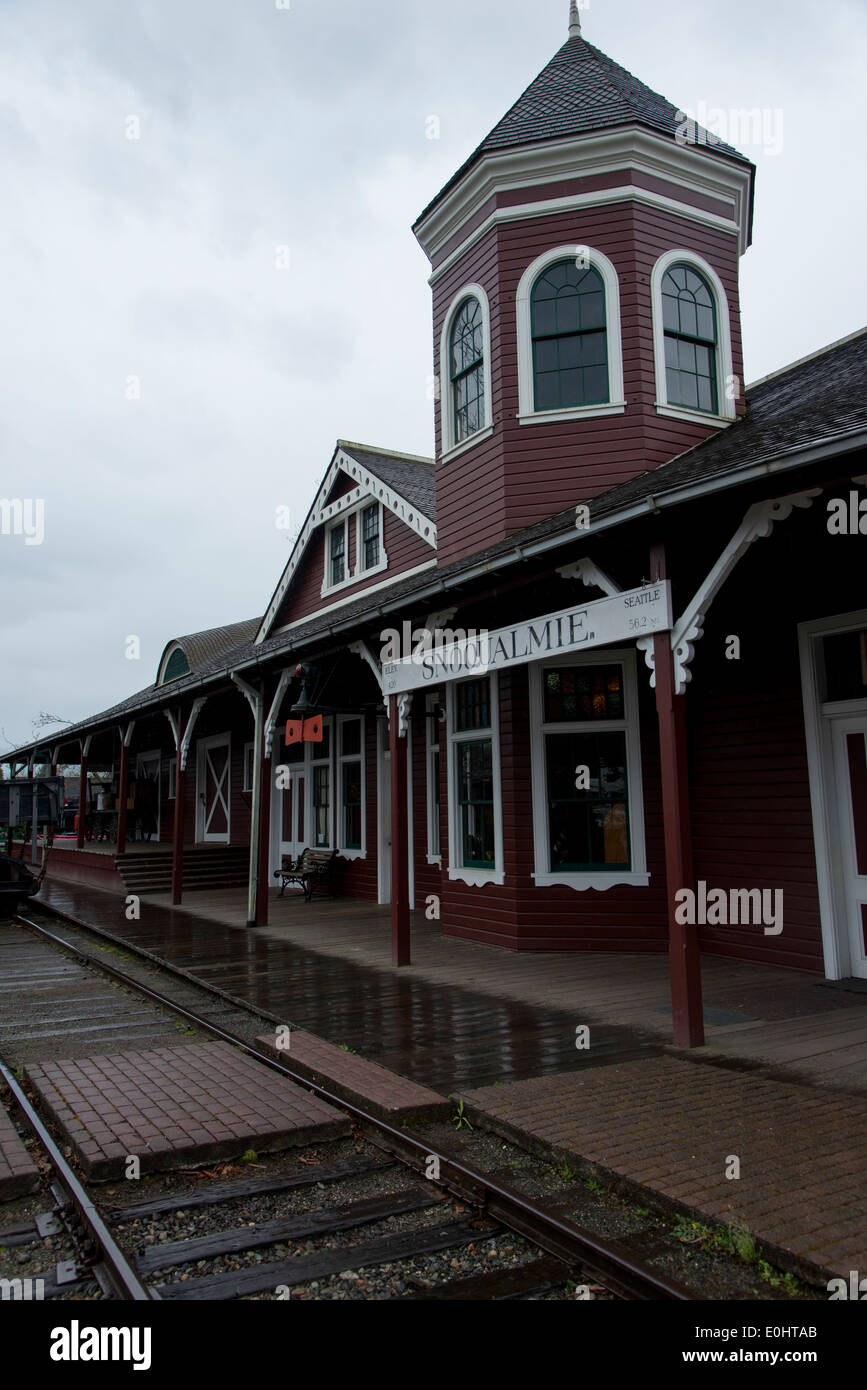 Snoqualmie Depot at Northwest Railway Museum, Snoqualmie, Washington ...