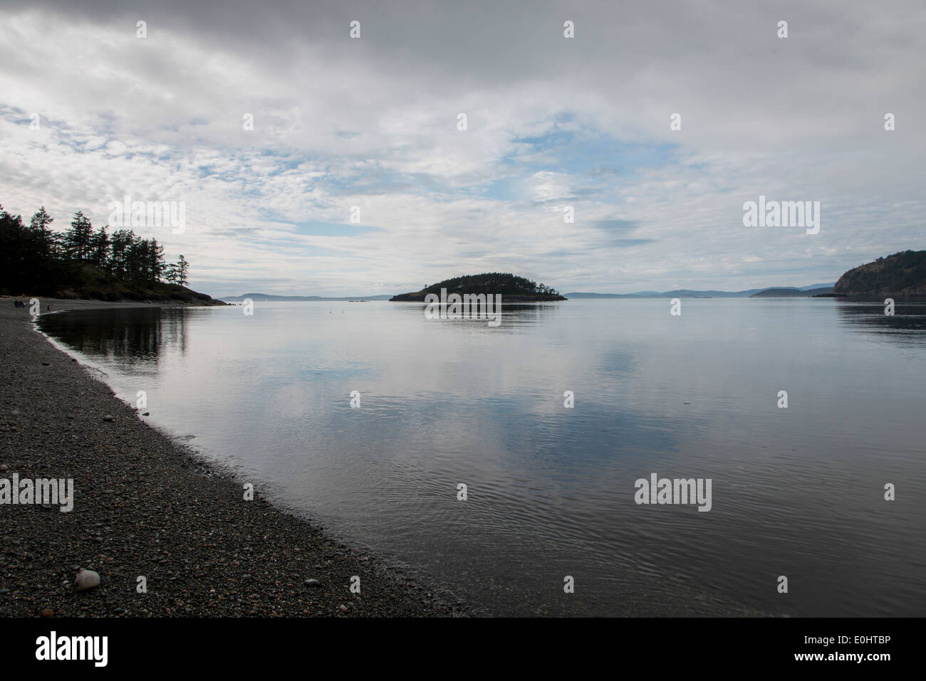 Island in a lake, Deception Pass State Park, Oak Harbor, Washington ...