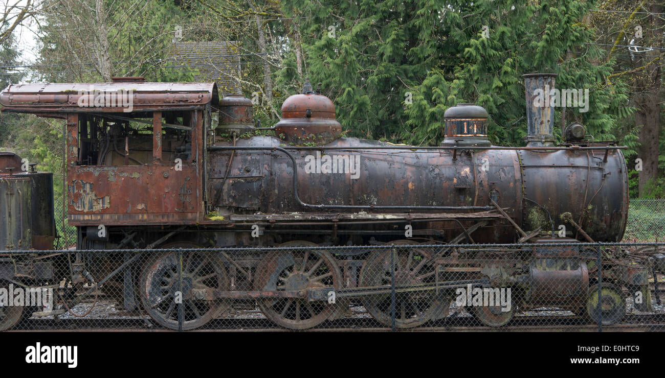 Locomotive at Northwest Railway Museum, Snoqualmie, Washington State ...