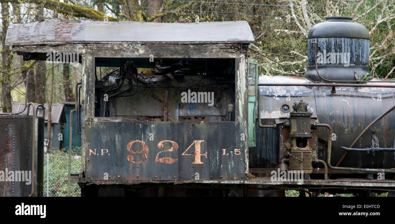Locomotive at Northwest Railway Museum, Snoqualmie, Washington State ...