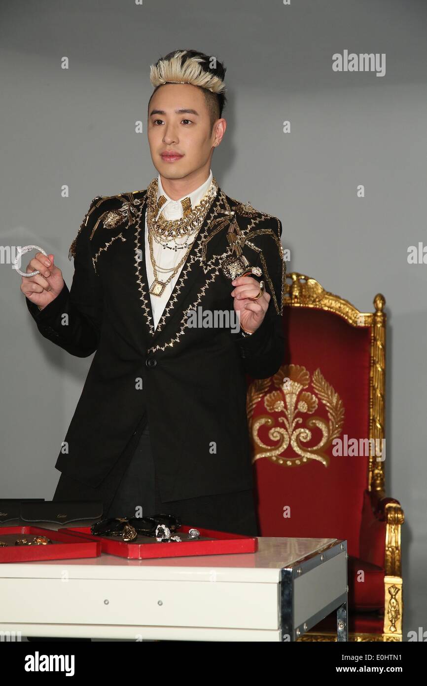 Taipei, China. 8th May, 2014. Singer Wilber Pan shoots poster in Taipei ...