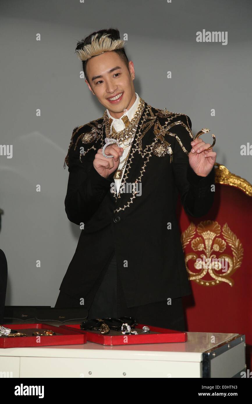 Taipei, China. 8th May, 2014. Singer Wilber Pan shoots poster in Taipei ...