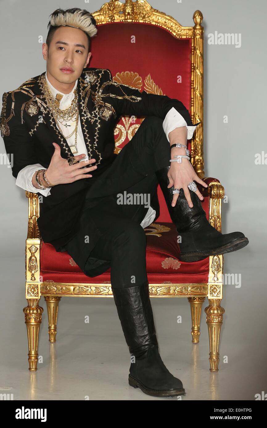 Taipei, China. 8th May, 2014. Singer Wilber Pan shoots poster in Taipei ...