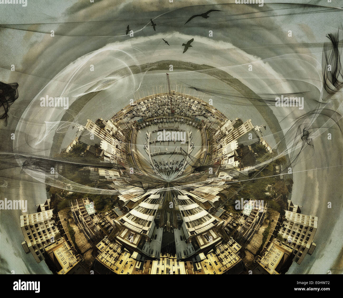 DIGITAL ART: In The Round Stock Photo - Alamy