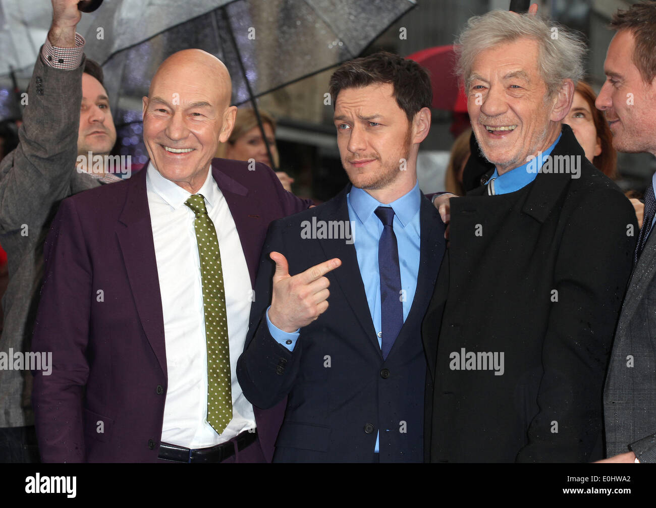 Patrick stewart and james mcavoy hi-res stock photography and images ...