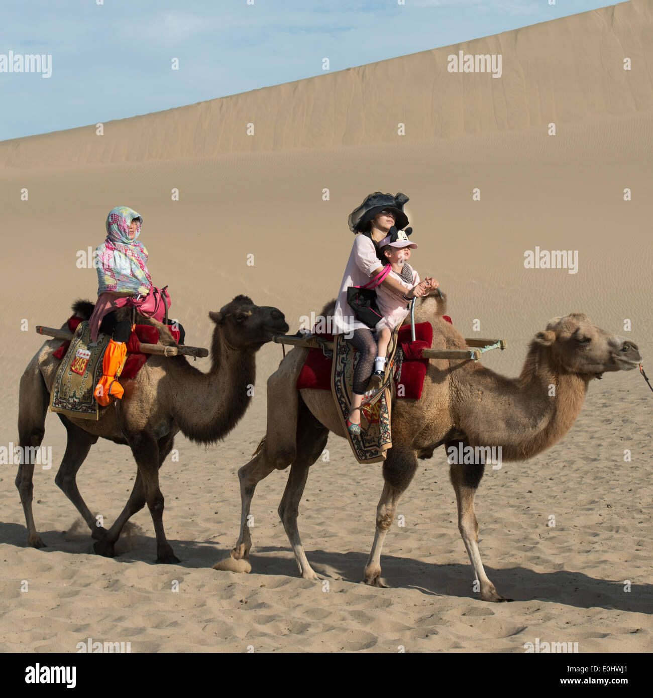 Silk road camel train hi-res stock photography and images - Alamy
