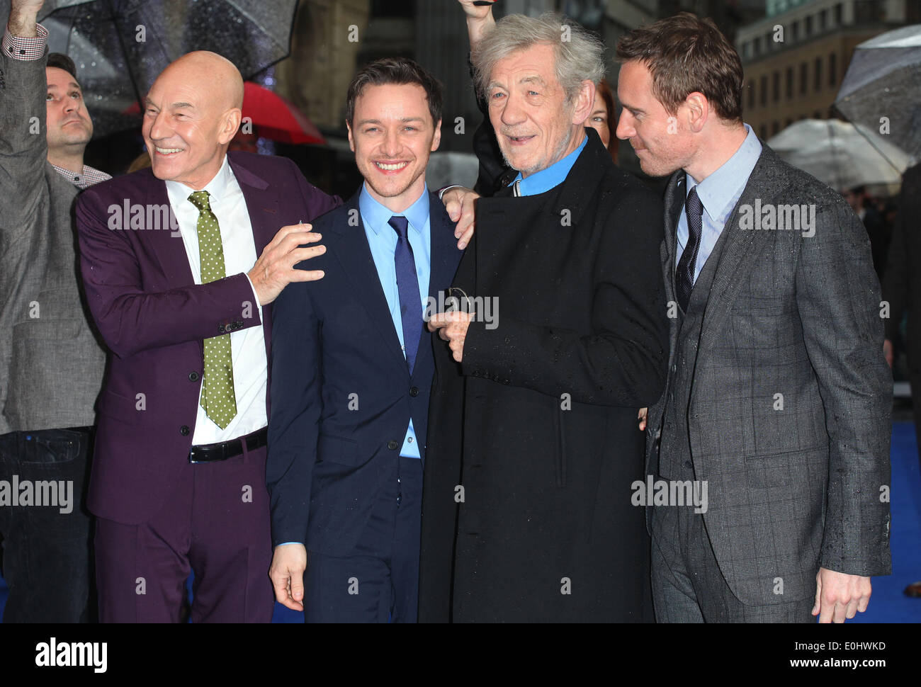 James Mcavoy And Michael Fassbender High Resolution Stock Photography ...