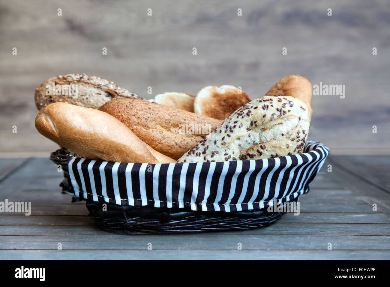 Assorted french bread hi-res stock photography and images - Alamy