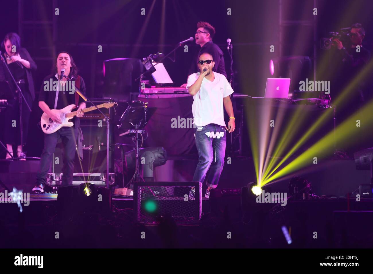 Taipei, China. 11th May, 2014. Singer Chang Chenyue holds concert at ...