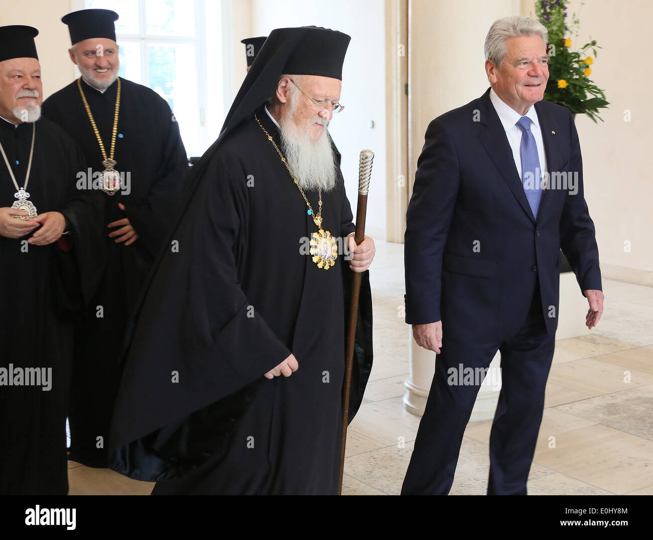 Berlin, Germany. 14th May, 2014. The highest spiritual leader of ...