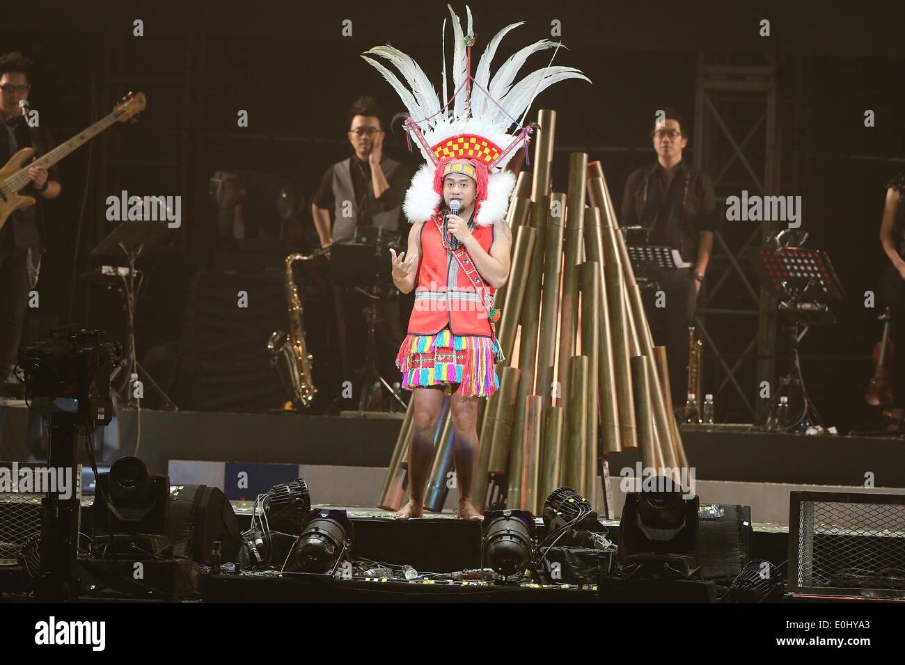 Taipei, China. 11th May, 2014. Singer Chang Chenyue holds concert at ...