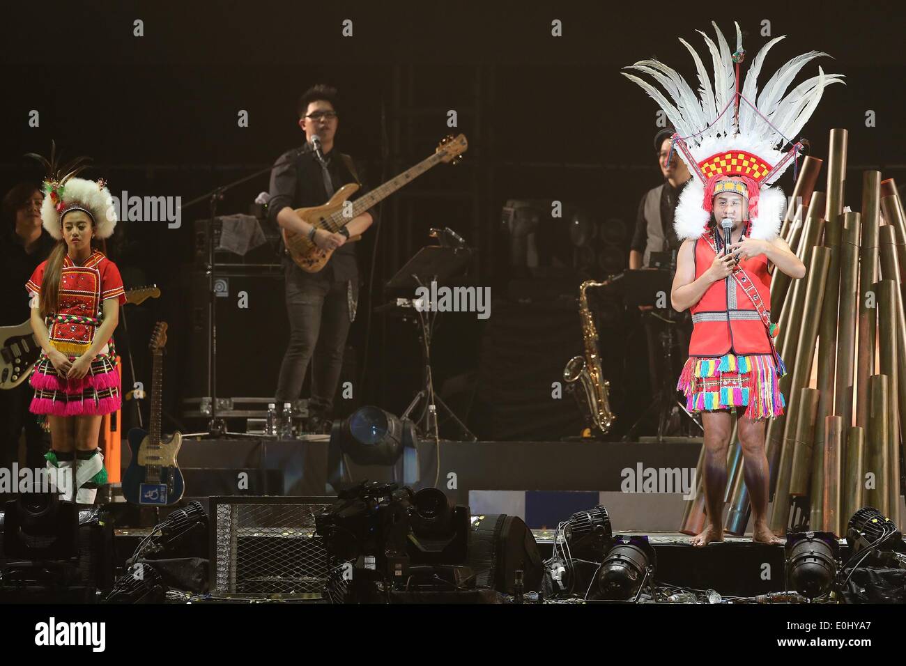Taipei, China. 11th May, 2014. Singer Chang Chenyue holds concert at ...