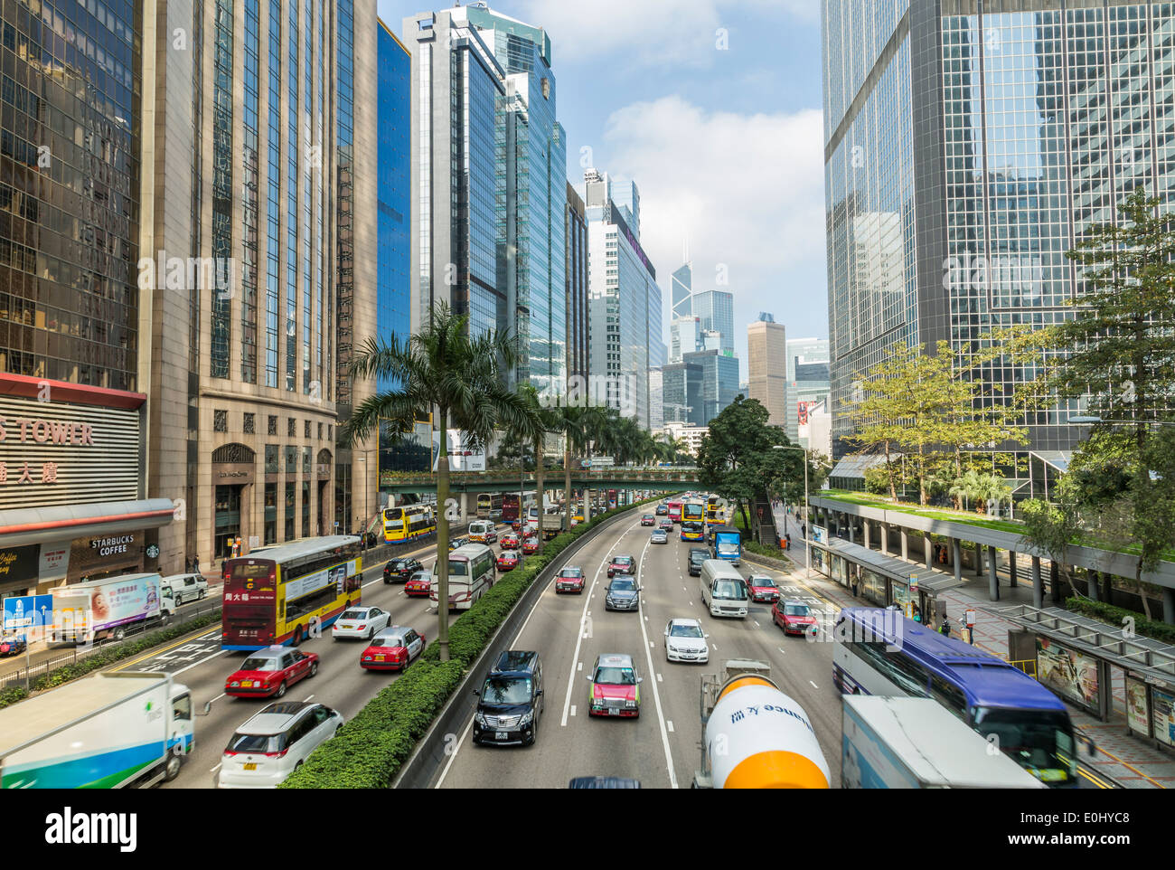 Car traffic in hong kong hi-res stock photography and images - Alamy