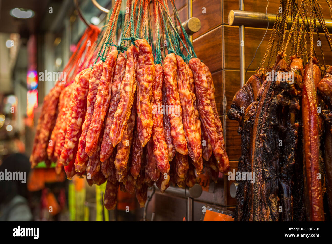 Chinese sausages hi-res stock photography and images - Alamy
