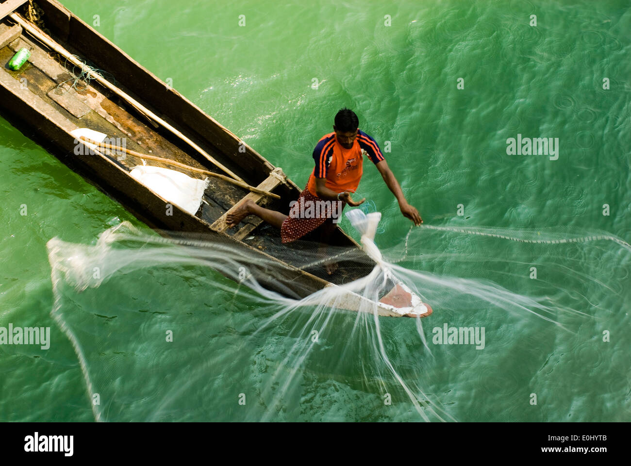 Casting a Net Stock Photo - Alamy
