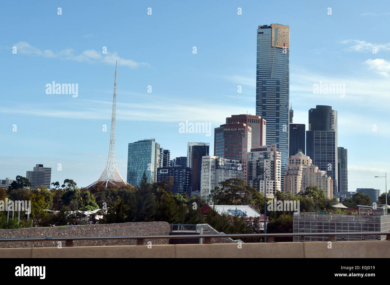 Birds Eye View Melbourne City High Resolution Stock Photography and ...